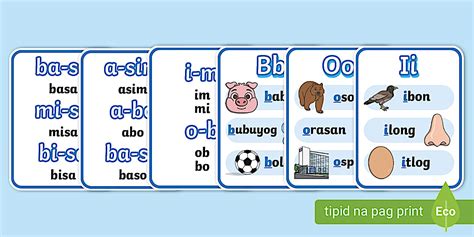 Marungko Approach Flash Cards I B O Philippines Twinkl