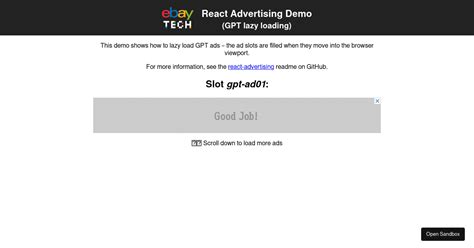 GPT Lazy Loading Forked Codesandbox