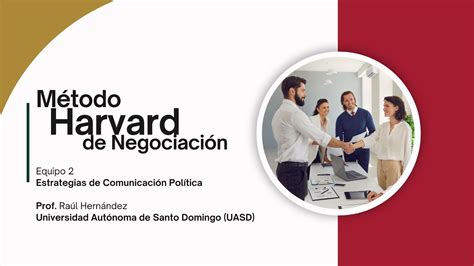 Equipo 2 Método de Harvard Negociación YouTube