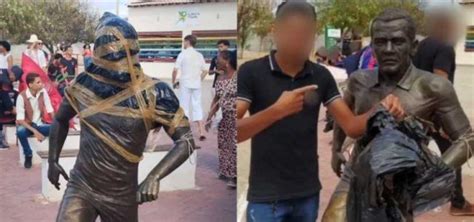 Estátua em homenagem a Daniel Alves é vandalizada em Juazeiro Blog do