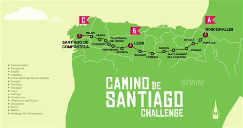 Hiking The Camino De Santiago Trail Map