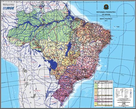 Mapa Politico Do Brasil Ibge Fdplearn