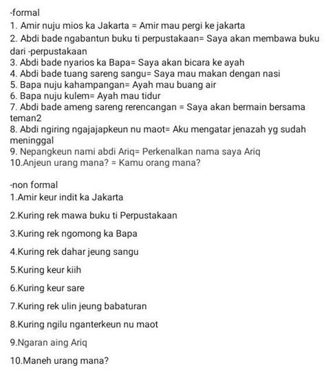 Contoh Kata Formal 55 Koleksi Gambar