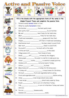 556 Passive Voice English ESL Worksheets Pdf Doc Worksheets Library