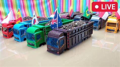 Membersihkan Mobil Truk Tayo Pasir Dan Menemukan Beko Excavator Mobil