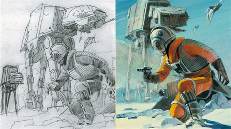 Ralph McQuarrie S Ultra Rare Cover For The Empire Strikes Back