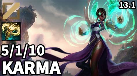 Karma Mid Vs Ahri KR Master Patch 13 1 YouTube