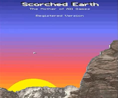 Play Scorched Earth Online In Your Browser Ms DOS Games