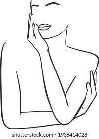 Naked Women Line Art Clipart Nude Stock Vector Royalty Free