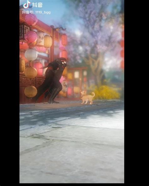 An Animated Image Of Two Cats On The Street