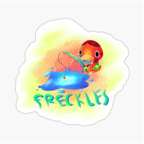 Freckles Sticker For Sale By SaniFlash Redbubble