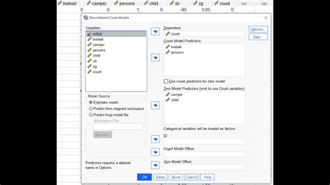 Zero Inflated Poisson And Negative Binomial Regression Using Spss