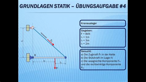 Lagerkrafte Berechnen Aufgaben