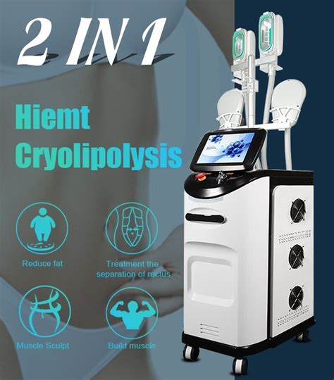 EMS Cryolipolysis Body Sculpting Machine 2 In 1 For Fat Removal Body