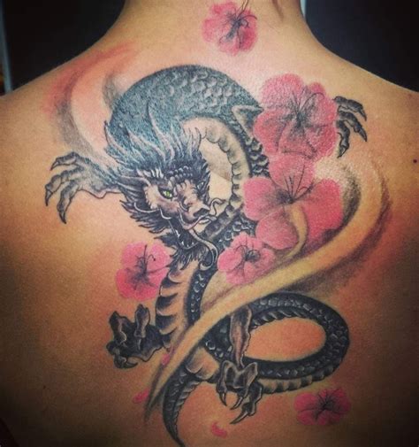 Tatouage Dragon Japonais Par Lily Tarawa Cap DAgde Tarawa Studio