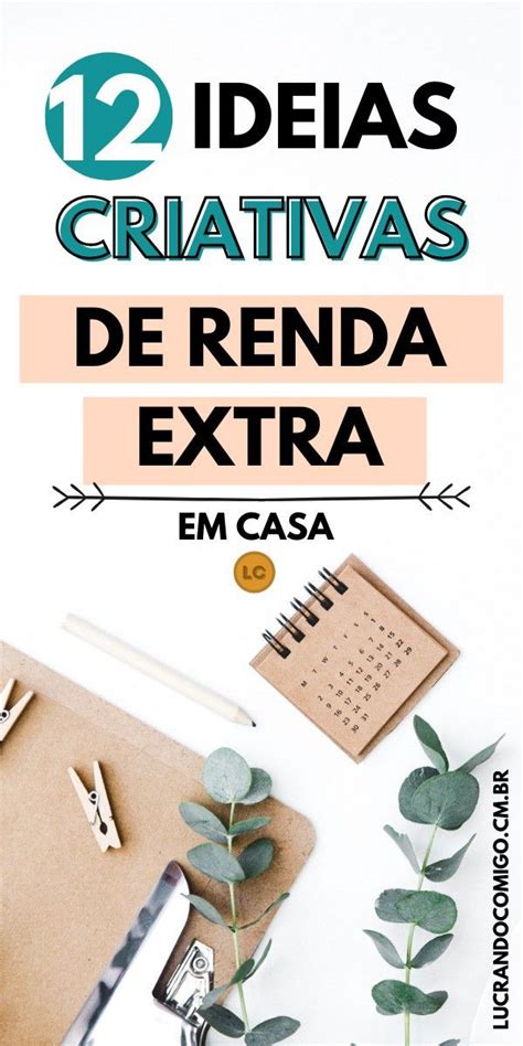 12 IDEIAS De RENDA EXTRA Em Casa As Ideias Mais CRIATIVAS Para Ganhar