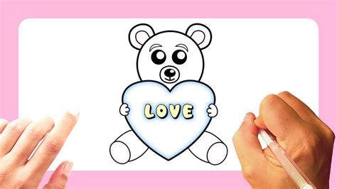 Teddy Bear Drawing How To Draw A Cute Teddy Bear Icodraw YouTube