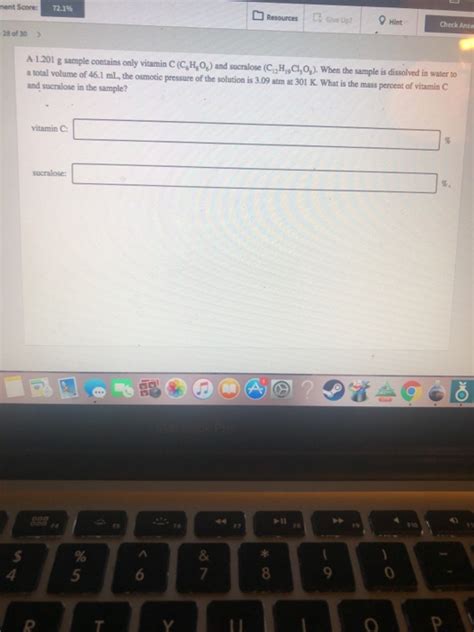 Solved Ment Score 72 196 Resources Hint Check And 2 Of 30 A Chegg