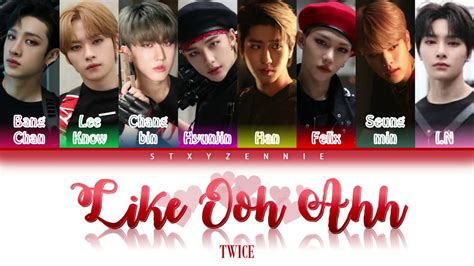 How Would Stray Kids sing Like OOH AHH OOH AHH하게 TWICE 트와이스 Color