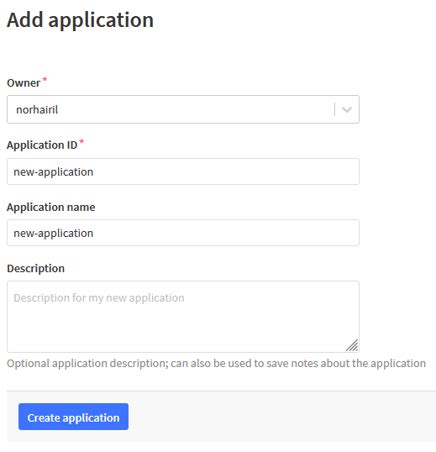 Sending Data From Node To The Things Stack