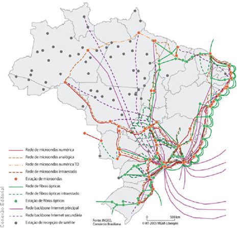 Professor Wladimir Geografia MAPAS BRASIL TRANSPORTE e COMUNICAÇÃO