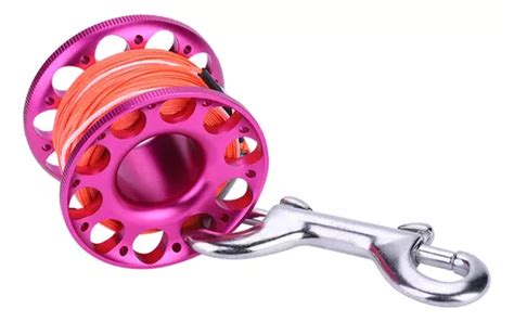 Bobina Mini Spool Line De 30 M Para Buceo Aluminio Acero I Cuotas