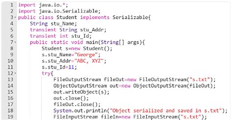 What Is Serialization In Java Advantages And Examples