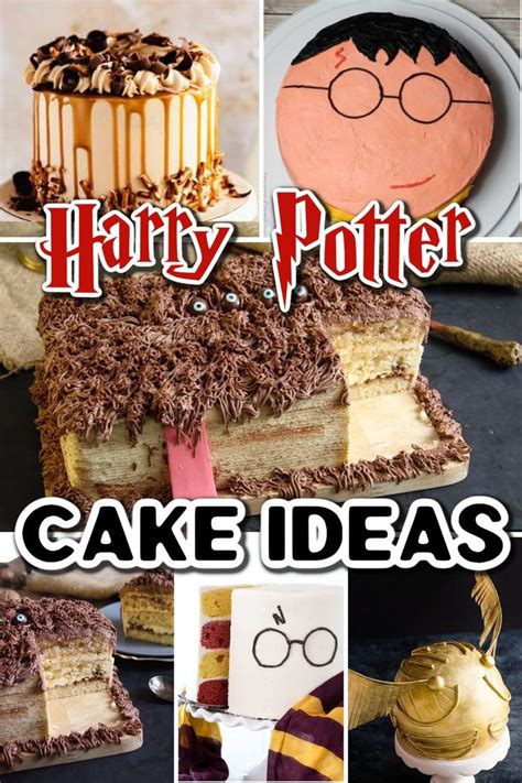 Harry Potter Cake Ideas With Images Of Cakes And Other Items In The