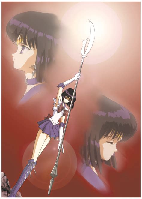 Tomoe Hotaru And Sailor Saturn Bishoujo Senshi Sailor Moon Drawn By