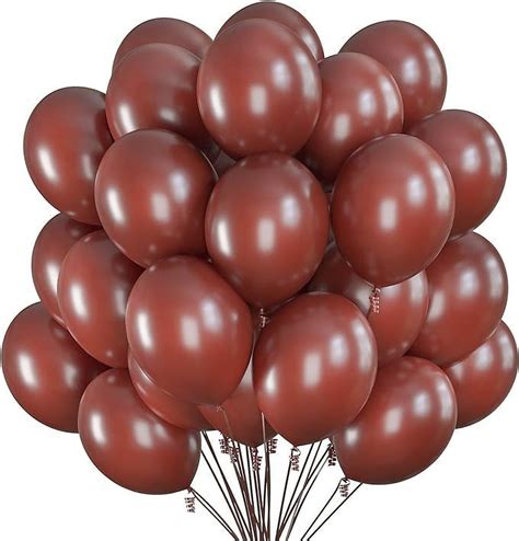 Prextex Brown Party Balloons Inch Coffee Brown Balloons With