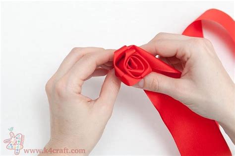 How To Make A Ribbon Rosettes Ribbon Roses Tutorial K Craft