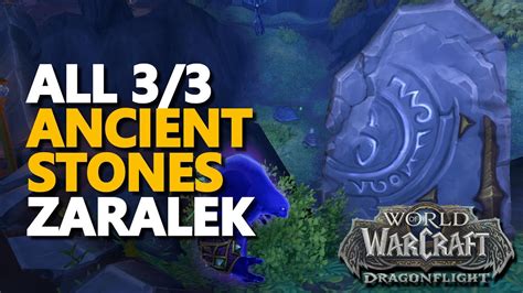 All Ancient Stones Of Zaralek Wow Youtube
