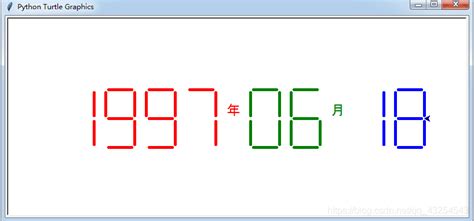 python中：利用七段数码管输出自己的生日及系统当前时间 七段码python生日 csdn博客