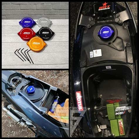 Jual COVER TUTUP TANGKI ARM AEROX 155 ADV 150 160 NMAX 150 155 VARIO