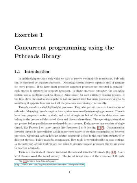 concurrent programming using threads pdf process computing thread computing