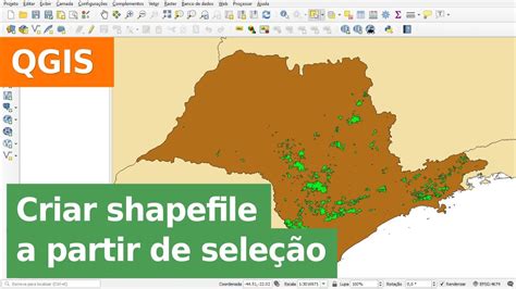 Criar shapefile a partir de seleção no QGIS YouTube