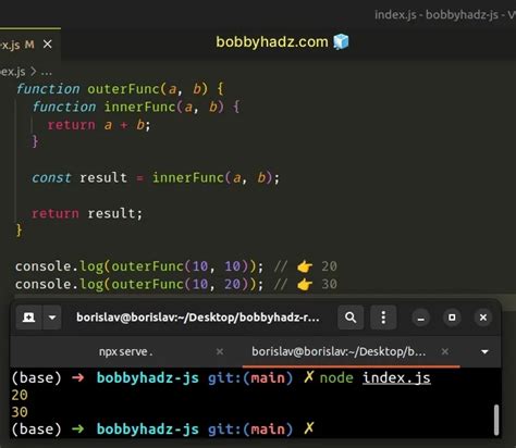 javascript use function inside function