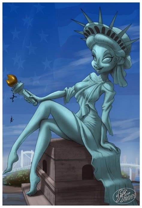 Sexy Statue Of Liberty Drawing