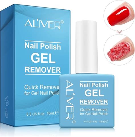 Dissolvant De Vernis Ongles En Gel Ml Remover Vernis Semi