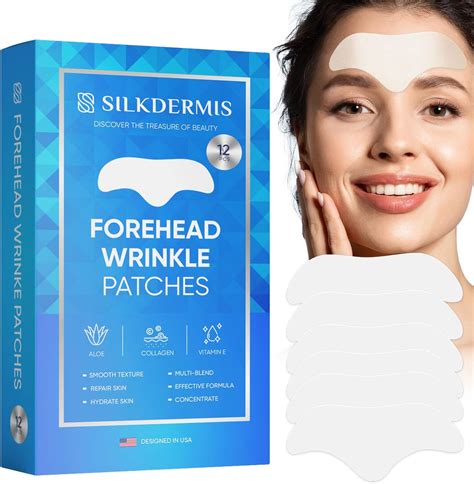 Amazon SILKDERMIS Forehead Wrinkle Patches 12Pcs With Aloe