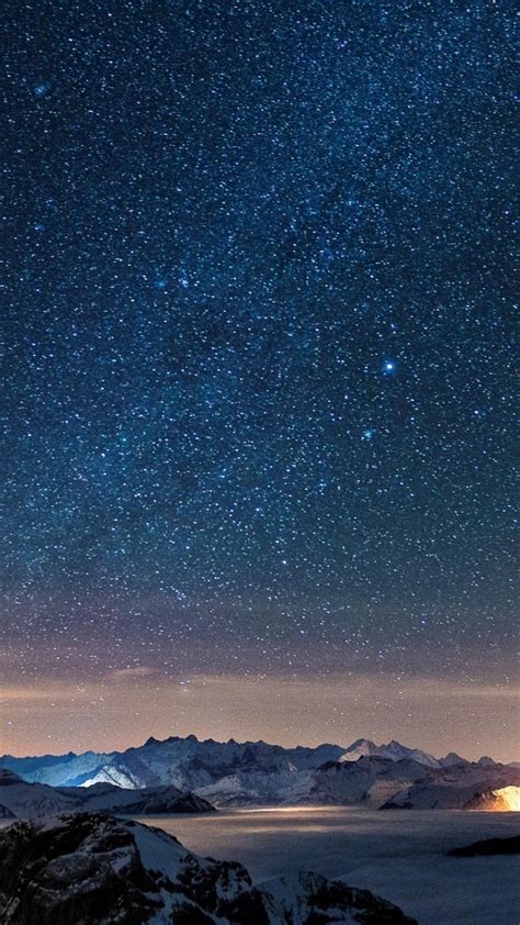 Starry Phone Wallpapers Wallpaper Cave