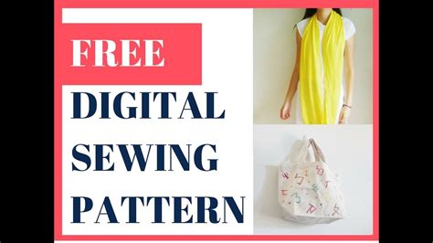 How To Get FREE Digital Sewing Pattern FREE PDF Sewing Pattern YouTube