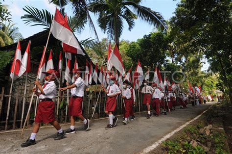 KIRAB 76 BENDERA MERAH PUTIH ANTARA Foto
