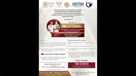 Viii Congreso Internacional De Enfermeria Del Sntissste Youtube