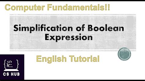 simplification of boolean expressions examples algebraic method