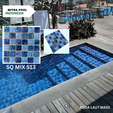 Jual Kuda Laut Mass Keramik Mosaic Type SQ MIX 513 KW 1 Mozaik