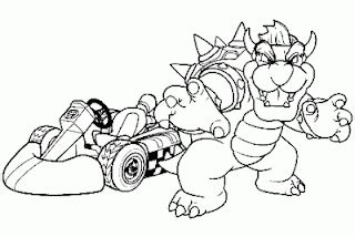 Mario Koopa Troopa Bowser Ou Rei Koopa Desenhos Preto E Branco Para