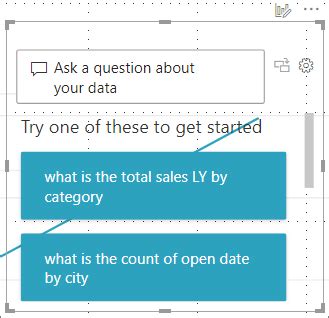 Use Power BI Q A To Explore And Create Visuals Power BI Microsoft Learn