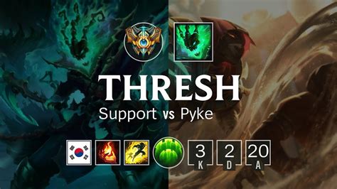 Thresh Support Vs Pyke Kr Challenger Patch Youtube