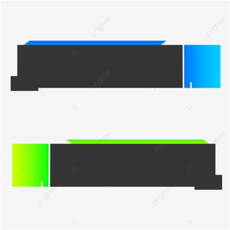 Black Text Box With Blue And Green Colors Chart Text Box Ppt Png